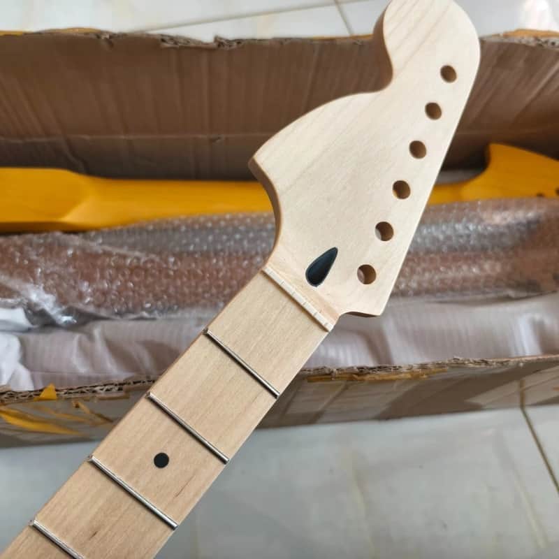 Left Hand Natural Finish Guitar Stratocaster Strat Style | Reverb