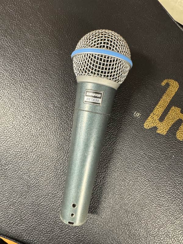 Shure Beta 58 vintage 90s 90s - Grey | Reverb