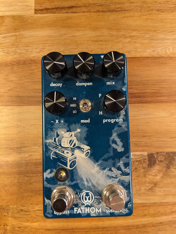 Walrus Audio Fathom Multi-Function Reverb Blue | Reverb