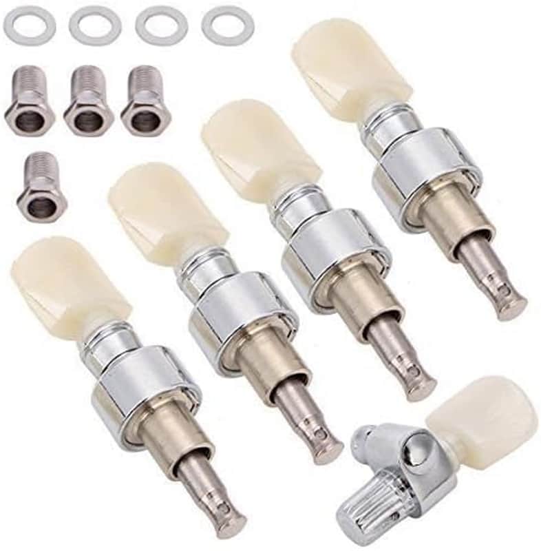 Head Tuner Tuning Peg Key Button + Bushing for Banjo Machine | Reverb