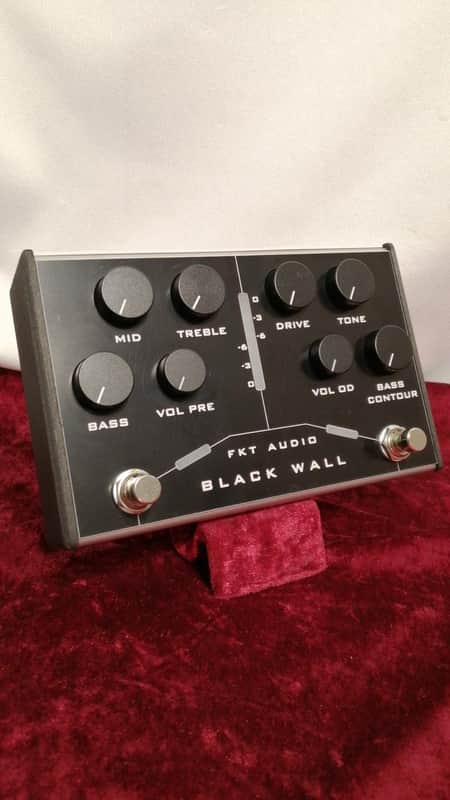 FKT AUDIO Black Wall Bass Preamp Effects Pedal | Reverb UK