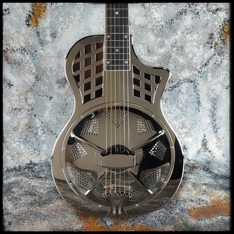 Republic Highway 61 Standard Resonator (Polished Nickel) | Reverb UK