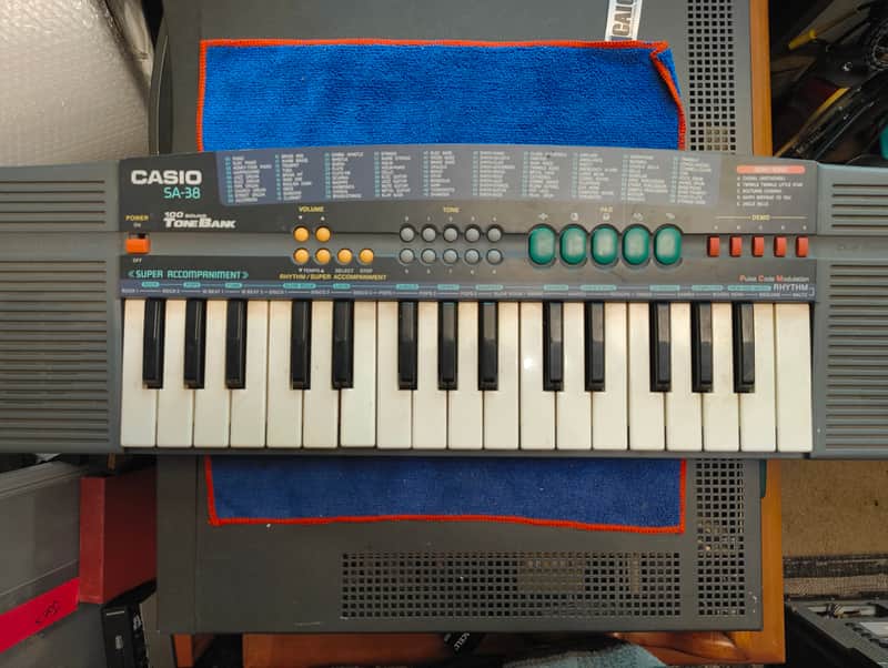 Casio SA-38 90s 32key Keyboard Synth Very Good Condition | Reverb