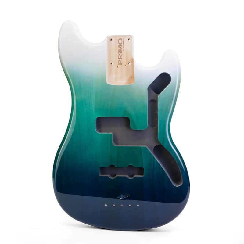PRiMO PMBBF-WBB Replacement Mustang Bass Body - Glacial | Reverb