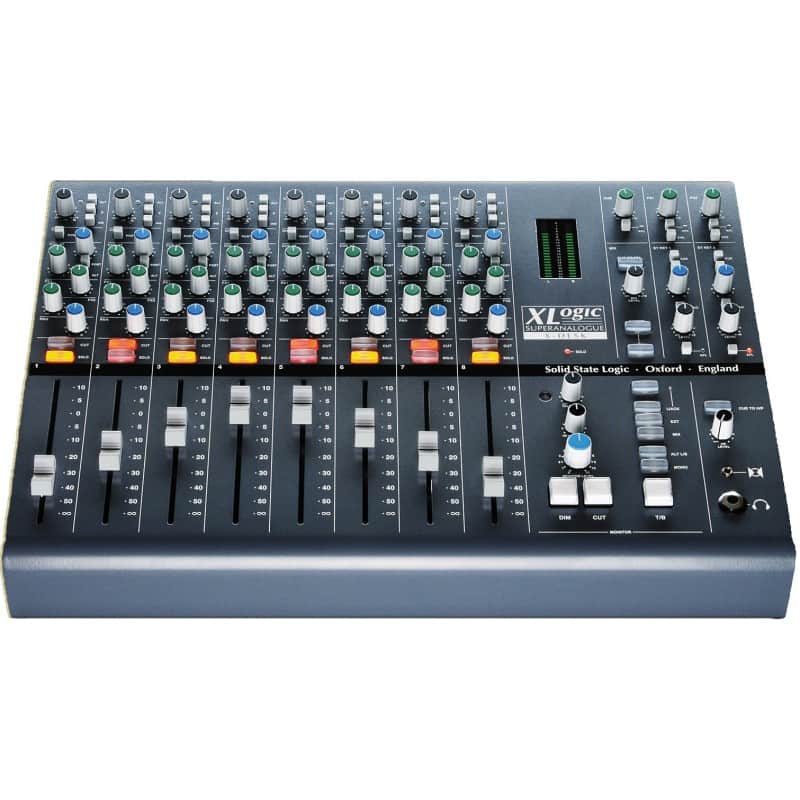 Solid State Logic XLogic X-Desk 16-Channel Analog Mixing | Reverb