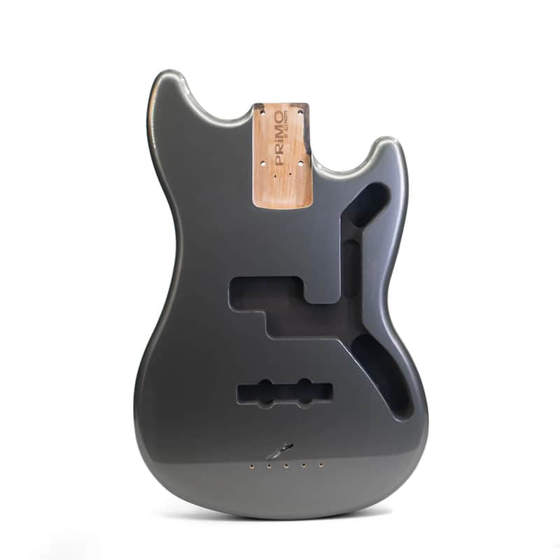PRiMO PMBBF-GMT Replacement Mustang Bass Body - Meteor Grey | Reverb