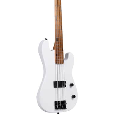 Henry's Cats MB-4 Marv, mini bass - White satin | Reverb