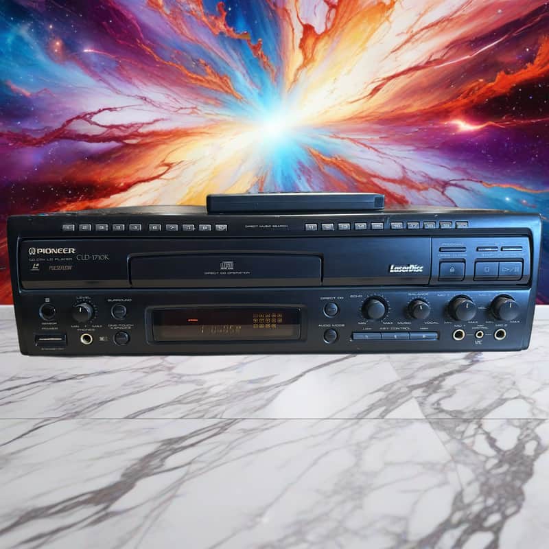 Pioneer CLD-1710K CD CDV LD Player With Karaoke Tested | Reverb