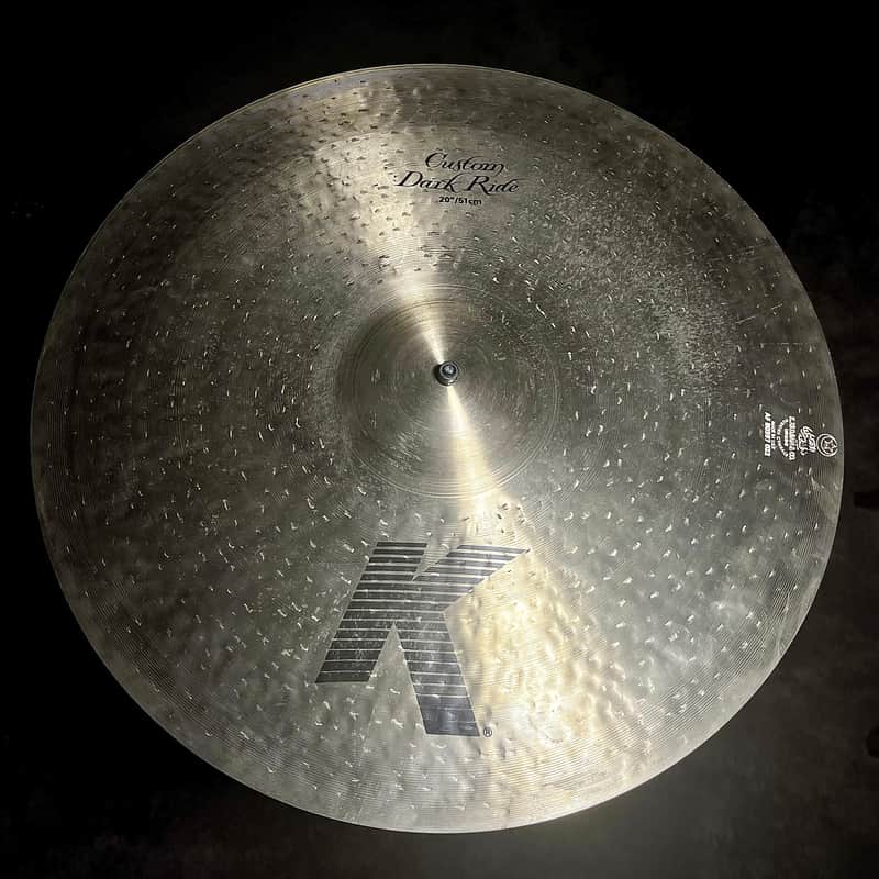 20" Zildjian K Custom Dark Ride Cymbal – Very Good – Sound | Reverb