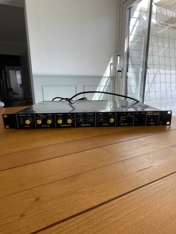 Korg SDD-1000 - 80s Vintage Digital Delay Rack Unit 230V - | Reverb