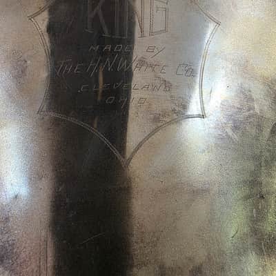 H.N. White King 1240 1940 - Sliver plated & gold wash bell | Reverb