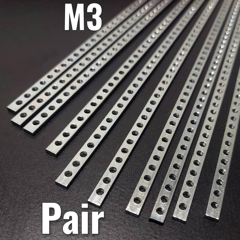2 x 84hp / M3 (3mm) Eurorack Threaded Nut Strips | Reverb Canada