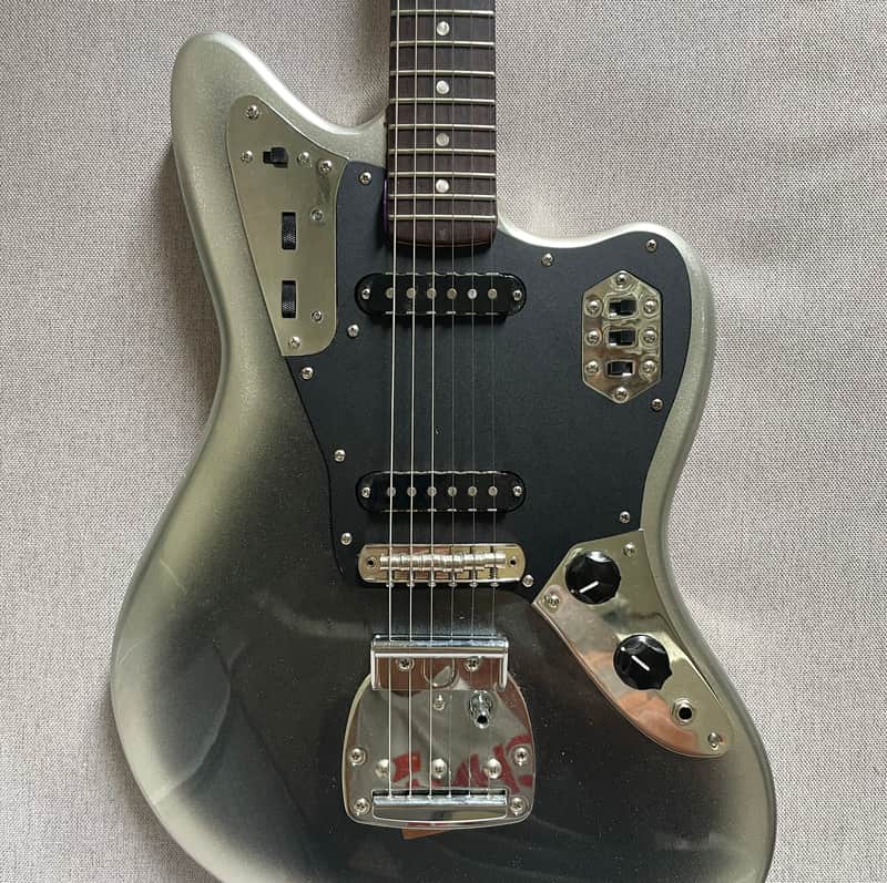Pickguards for Fender/Squier Jaguar - Matt Black | Reverb