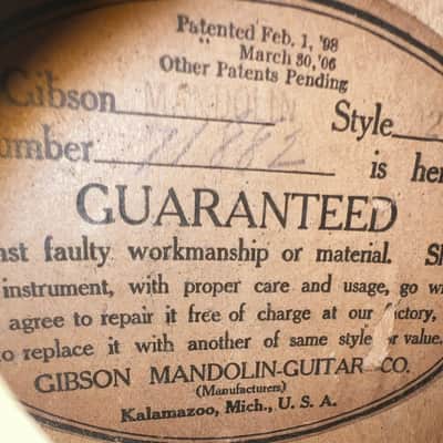 Gibson A2 Mandolin 1923 | Reverb