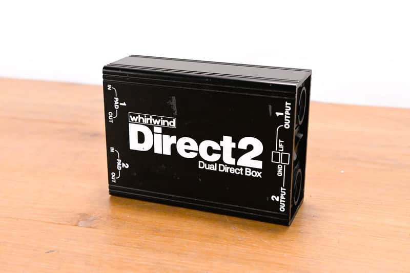 Whirlwind Direct2 2-Channel Passive Instrument Direct Box | Reverb