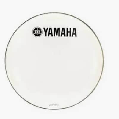 Remo Yamaha Logo P3 Smooth White Bass Drum Head | Reverb