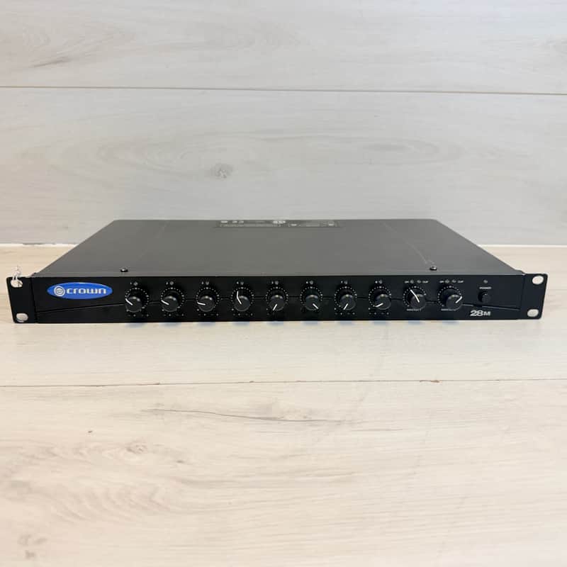 Crown 28M 1U Rackmount Commercial Mixer / Zone Mixer – | Reverb