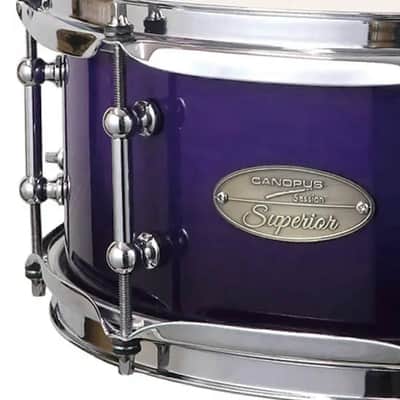 Canopus Session Superior Snare Drum 14x6.5 Purple Fade | Reverb Canada
