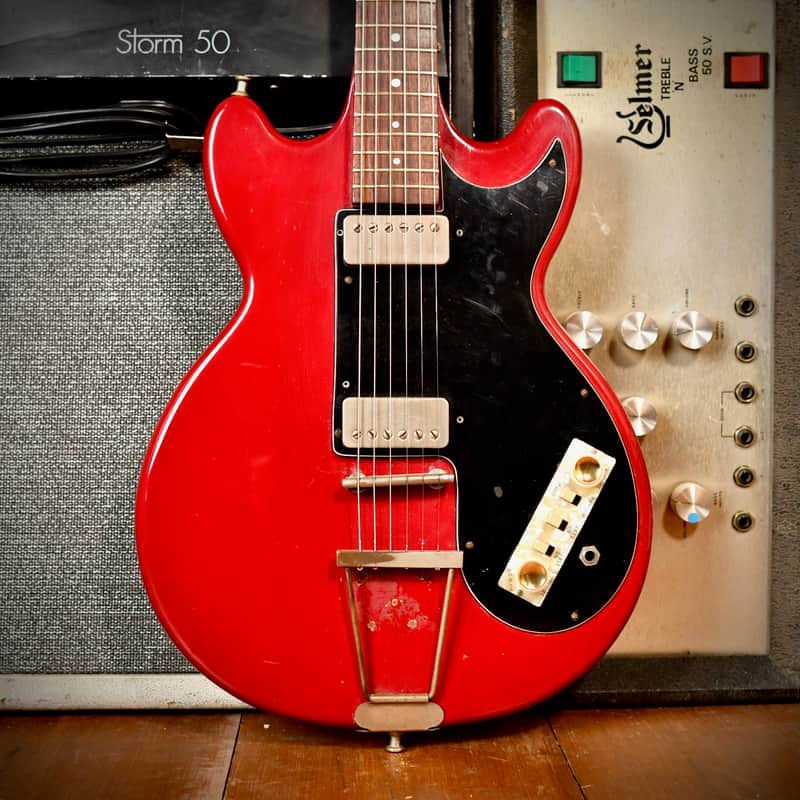 Höfner Colorama II Cherry Red 1962 | Reverb