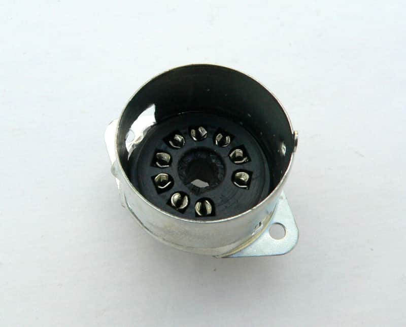 B9A skirted 9 pin chassis Valve Socket for Guitar | Reverb UK
