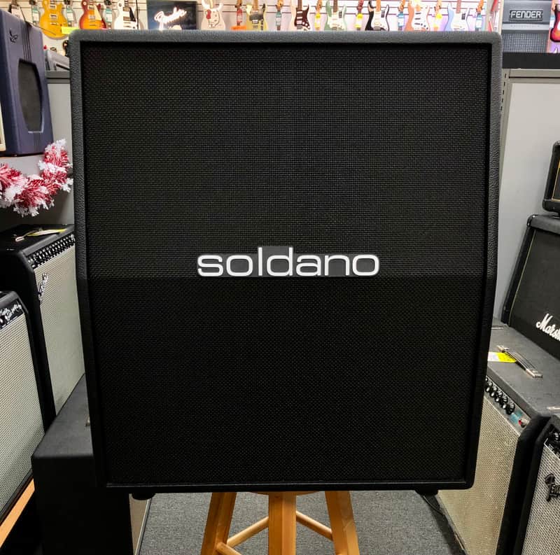Soldano 212 Vertical Cabinet, Black - Pre Owned | Reverb
