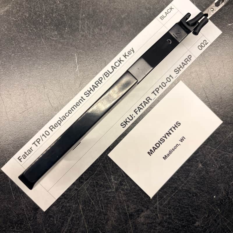 ORIGINAL Fatar TP/10 Replacement SHARP/BLACK Key for Kurzweil | Reverb