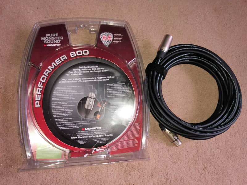 Monster P600 M30-WW Prolink PRO Mic Cable Super sounding and | Reverb
