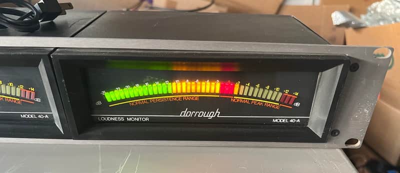 Dorrough 40A Loudness Meter, Pair with Rack mount | Reverb