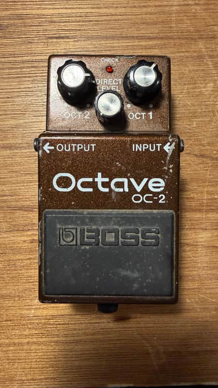 Boss OC-2 Octaver (Black Label) mid 80s- Brown | Reverb