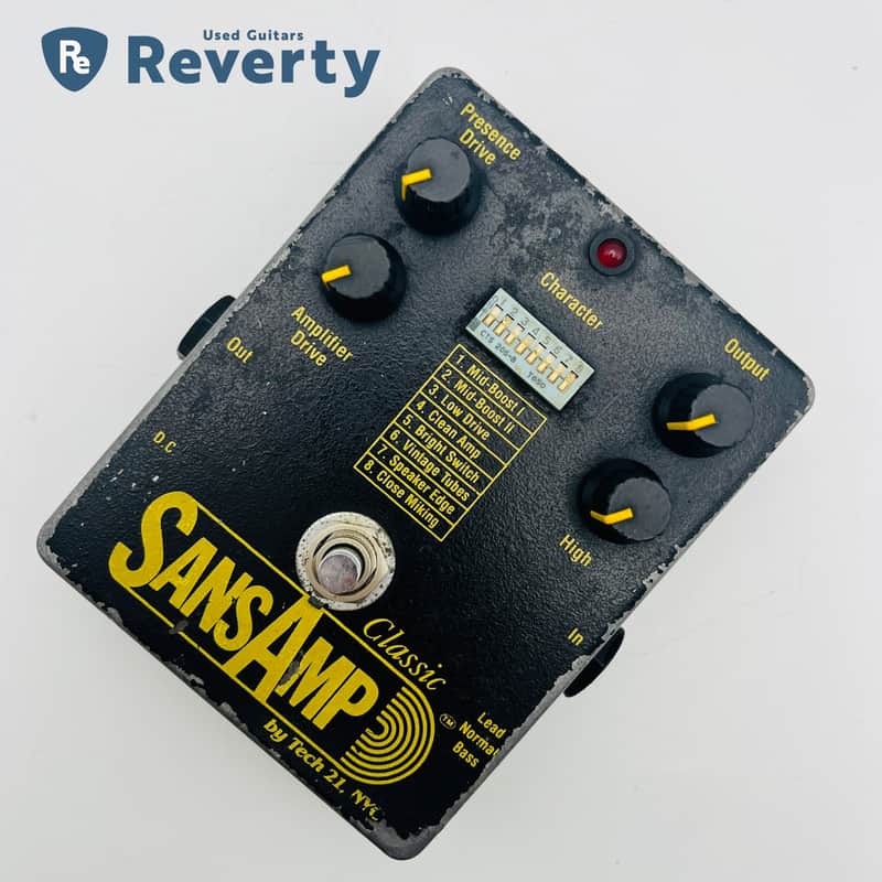 Tech21 SansAmp Classic Early Model Guitar Effect Pedal Made | Reverb