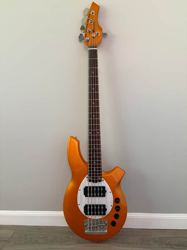 2004 Ernie Ball Music Man Bongo 5 HH - Desert Gold | Reverb