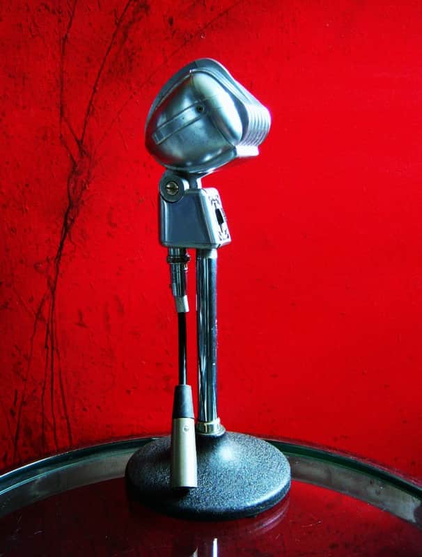 Vintage 1950's Turner S33D dynamic microphone Low Z w cable | Reverb