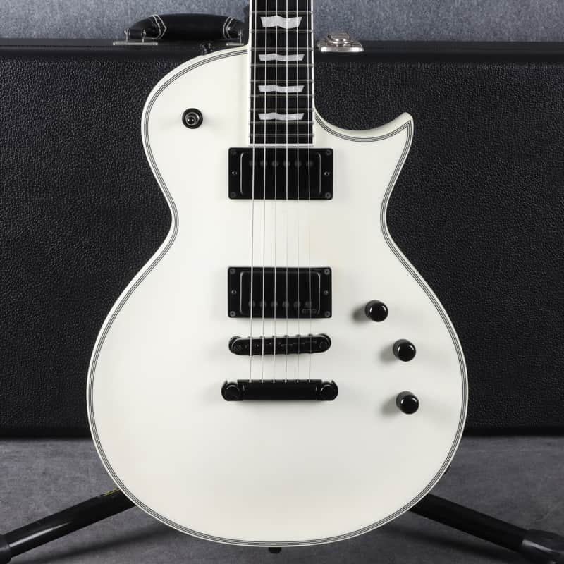 ESP E-II Eclipse- Snow White Satin - 2nd Hand | Reverb