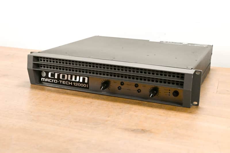 Crown MA 12000i Macro-Tech 2-Channel Power Amplifier, 4500W @ | Reverb