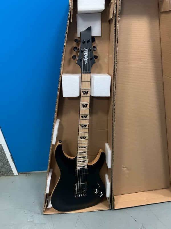 Schecter Schecter C-1 SLS Custom SBK 2024 - Black | Reverb