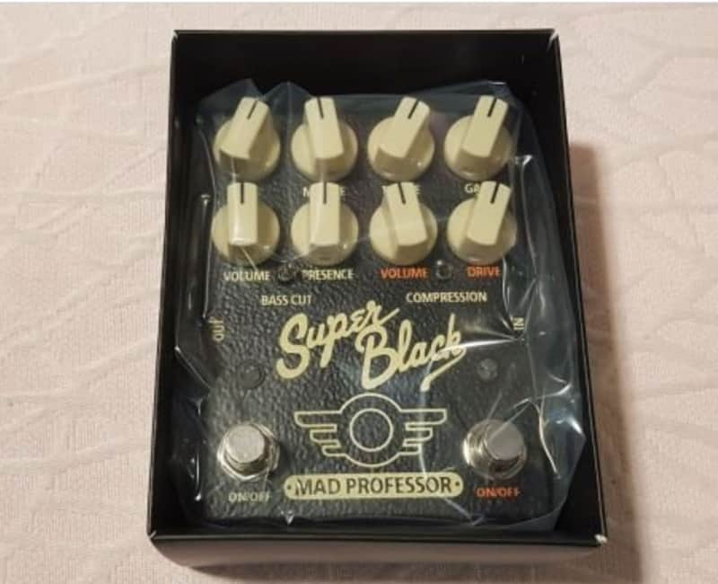 Mad Professor Super Black Preamp & Overdrive Pedal | Reverb