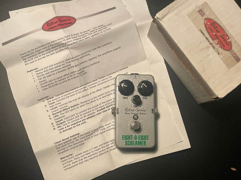 Retro-Sonic Eight-O-Eight Screamer 808 Overdrive 2004 | Reverb