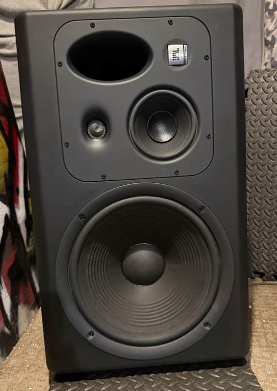 JBL Lsr32 2000’s PAIR - matte black passive studio monitors | Reverb