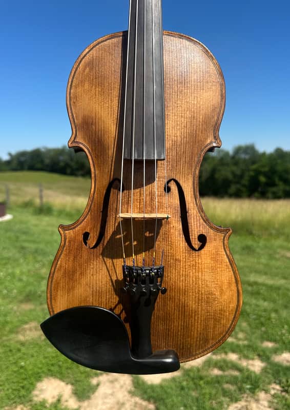 Black Walnut! Brad ROBINSON 5-String Violin 4/4 Bluegrass | Reverb