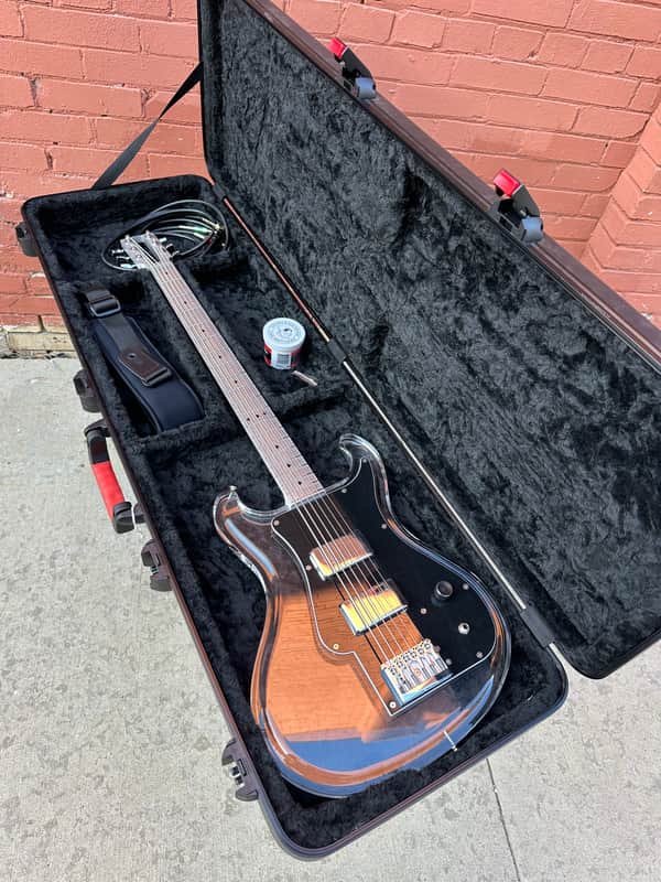 Electrical Guitar Company EGC Series 2 Bass VI 2020’s - Clear | Reverb