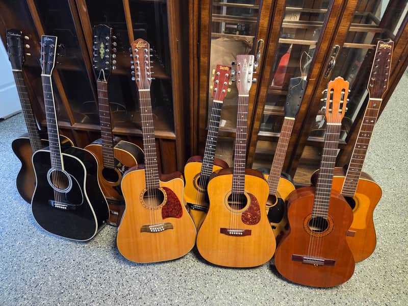 Lot of 9 Project Guitars | Reverb