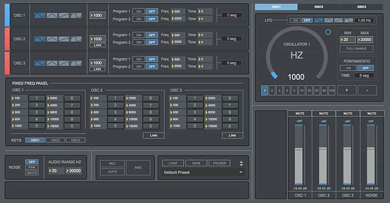 DIGITALBRAIN Oscar Generator: Anti-Aliased Tone & Noise | Reverb