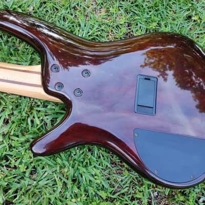 2016 Ibanez Soundgear SR405EQM - Beautiful Dragon Eye Burst | Reverb