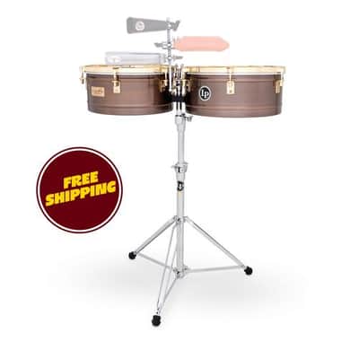 LP Karl Perazzo Timbales 14" and 15" - Antique Bronze | Reverb