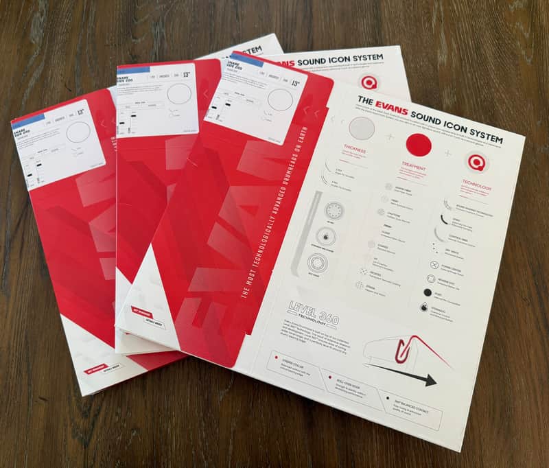 Evans 200 13" Snare Side Drum Head S13H20 Lot of 3 Free | Reverb