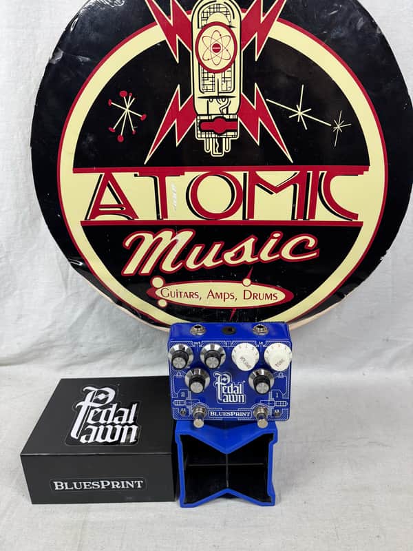 Pedal Pawn BluesPrint blues print Overdrive Pedal with Box | Reverb