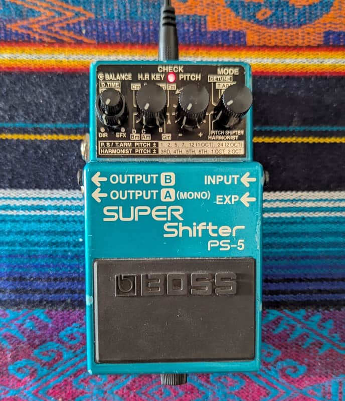 Boss PS-5 Super Shifter (Dark Gray Label) 1999 - Present - | Reverb