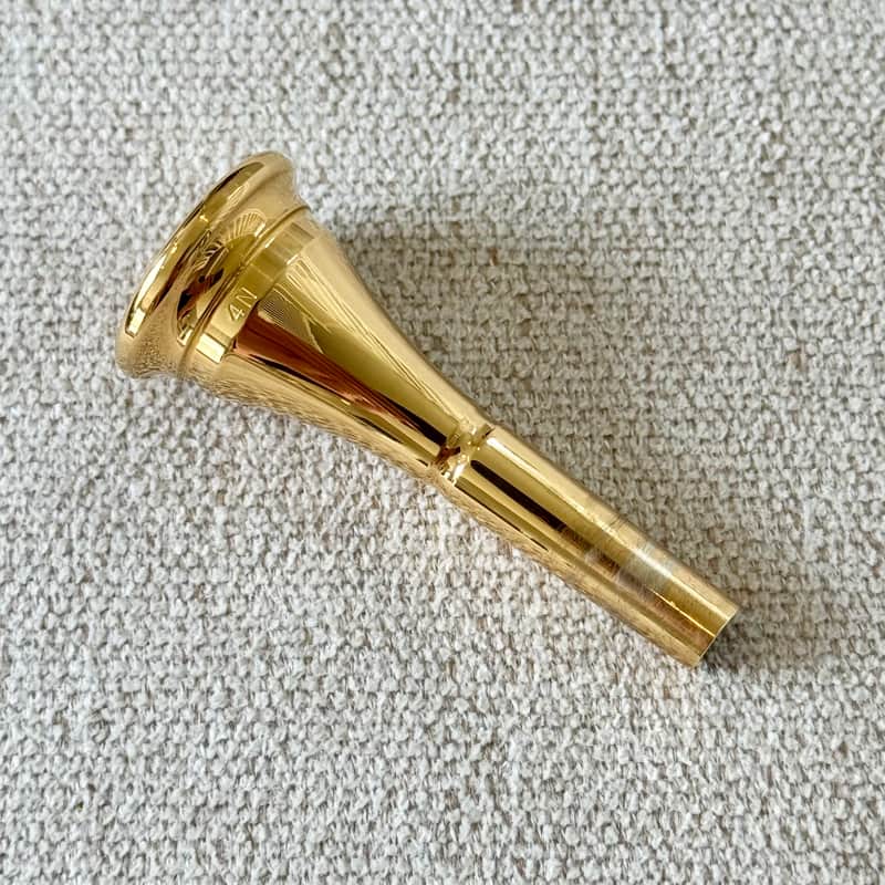 Denis Wick Classic 4N French Horn Mouthpiece – Gold Plate | Reverb