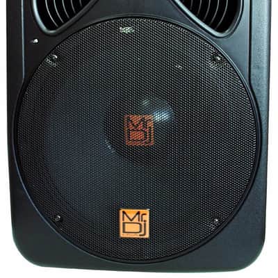 Mr. Dj PP3000BT 15-Inch 2500-Watt Max Power Speaker with | Reverb