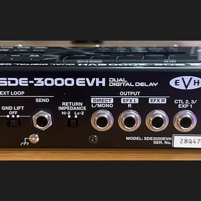 Boss SDE-3000EVH Dual Digital Delay 2023 - Present - Black / | Reverb